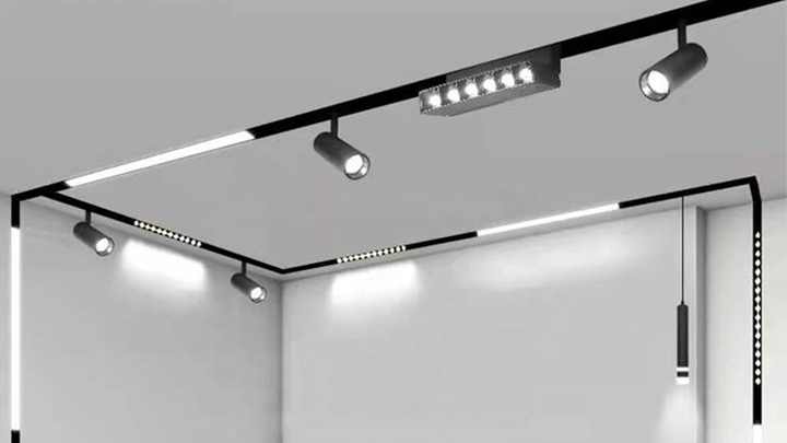Euro Modern Spotlight - 48V Cob Magnetic Track Lighting