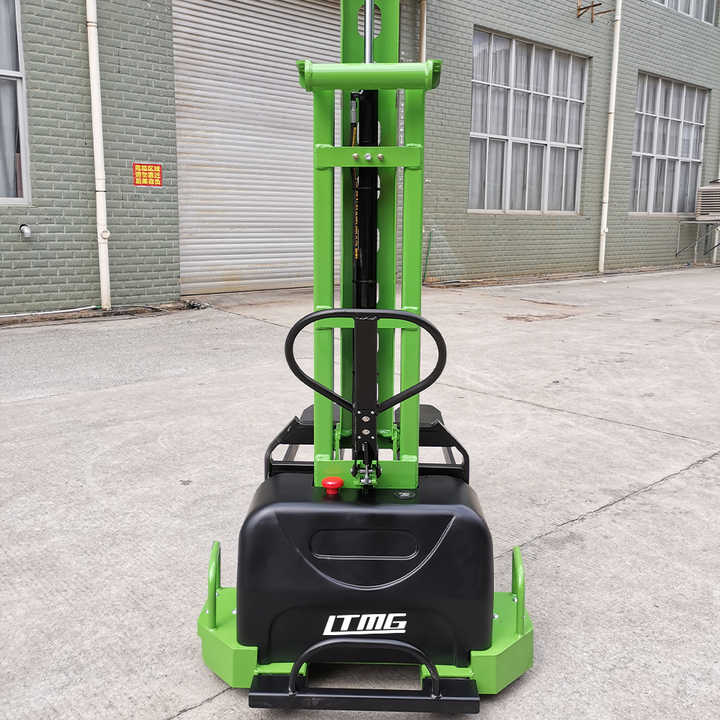 2025 Lithium Battery Pallet Stacker 500kg 700kg 1000kg Full Electric Walkie Self Loading Stacker ...