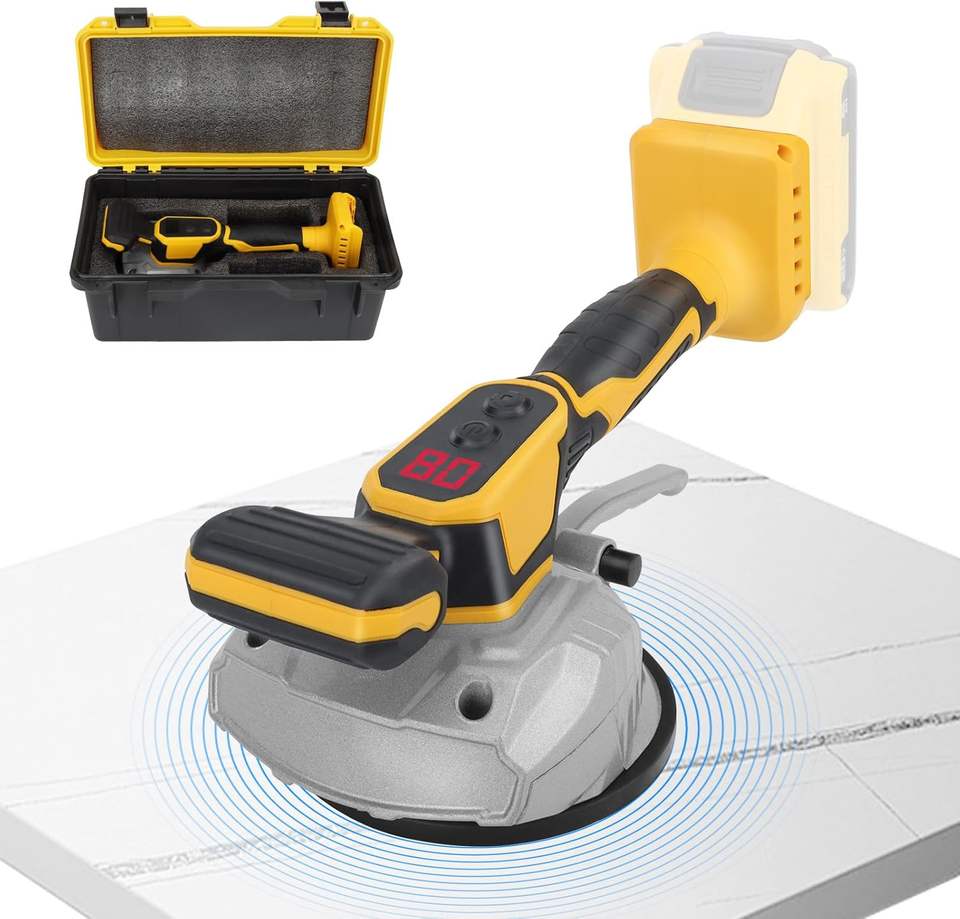 Tile Vibration Tool for 21V Battery, Tile Vibration Leveling Machine ...