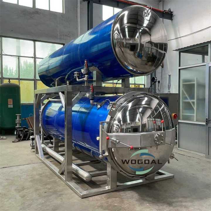 Double Tanks High Pressure Autoclave Steam Sterilizer Machine for PP ...