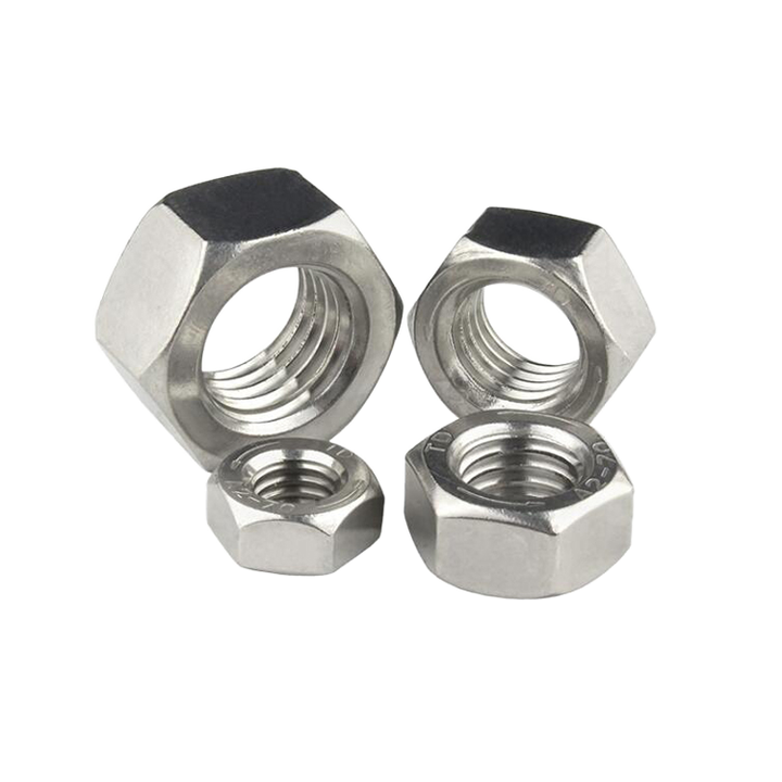 304 316 Stainless Steel DIN934 Left Thread Hex Nuts Hex Hexagon Nut ...