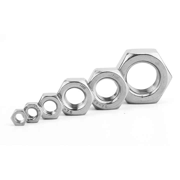M2/M3/M4/M5/M6/M8 Stainless Steel Hexagon Screw Nut Hexagon Split Lug ...