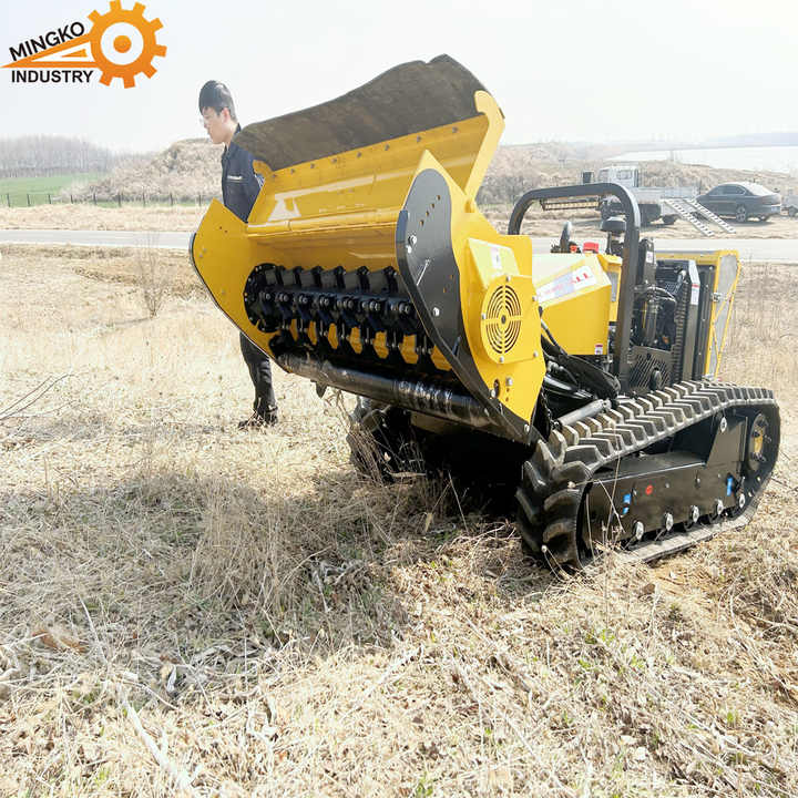 Diesel Engine Hydraulic Platform Remote Control Lawn Mower Mulcher