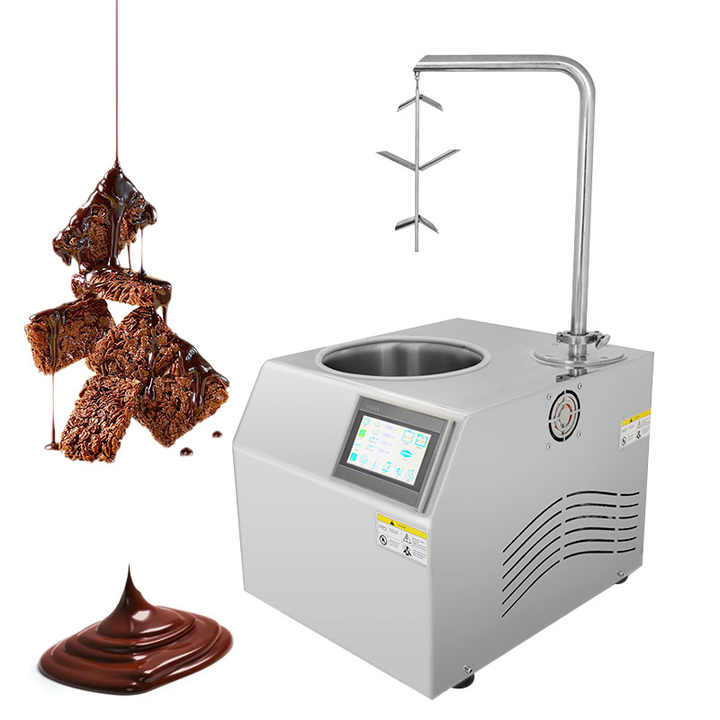 Hot Selling Food Grade Chocolate Enrobing Temper Tempering Making Machine for Chocolate ...