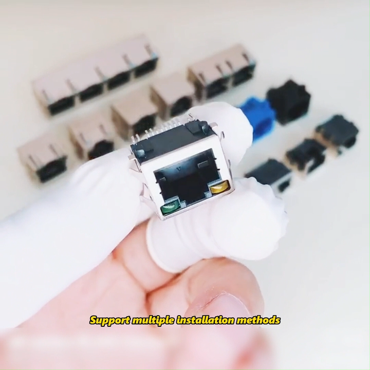 634008137521 RJ45 Connector - Surface Mount with LED Panel