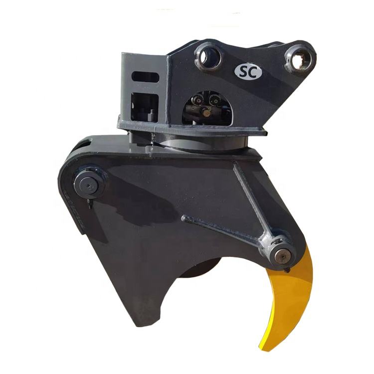 Hydraulic Tree Shear with Grapple for 1-50t Excavators in Construction ...