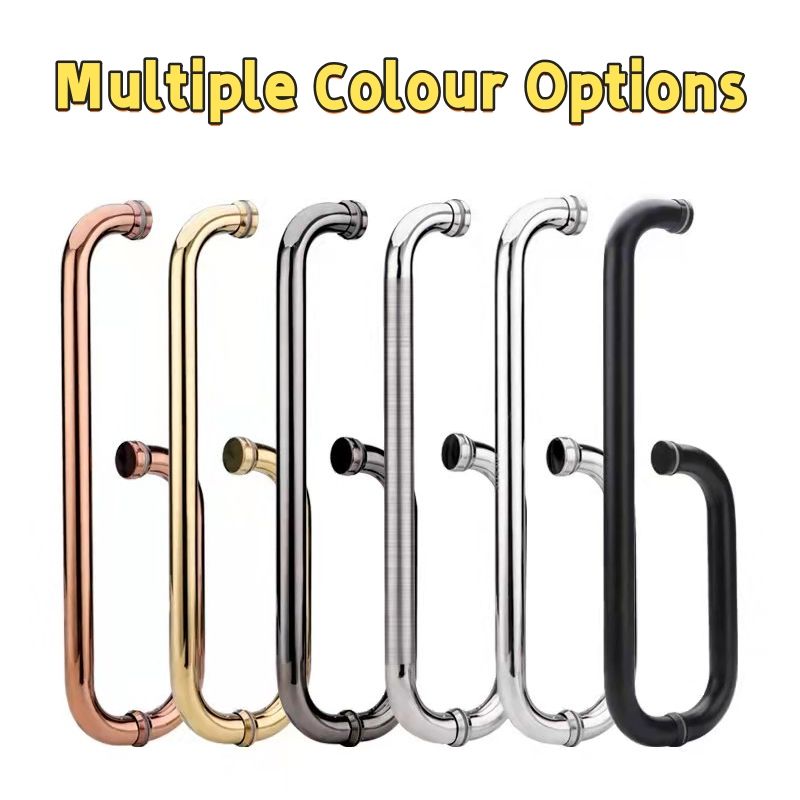 Durable Robust Modern Glass Door Hardware Handle Hotel Villa Apartment ...