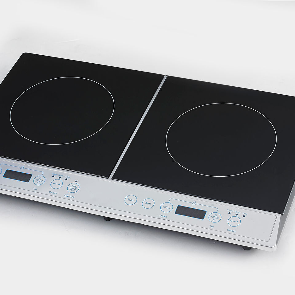 Two Head Induction Cooker Dual Hobs Induction Kitchen Double Burners ...