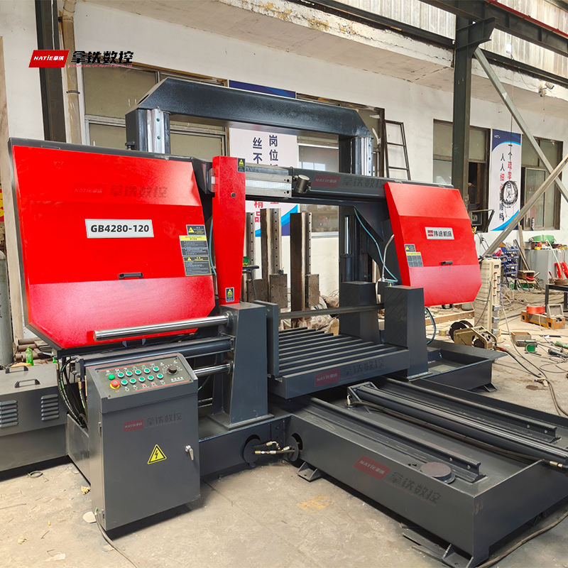 GB4280 Hydraulic Tension 11kw Motor Band Saw Machine for Cutting ...
