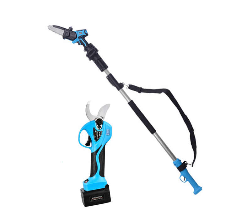 Long Pole Brushless Portable Powered Handheld Cordless Pruning Shears ...