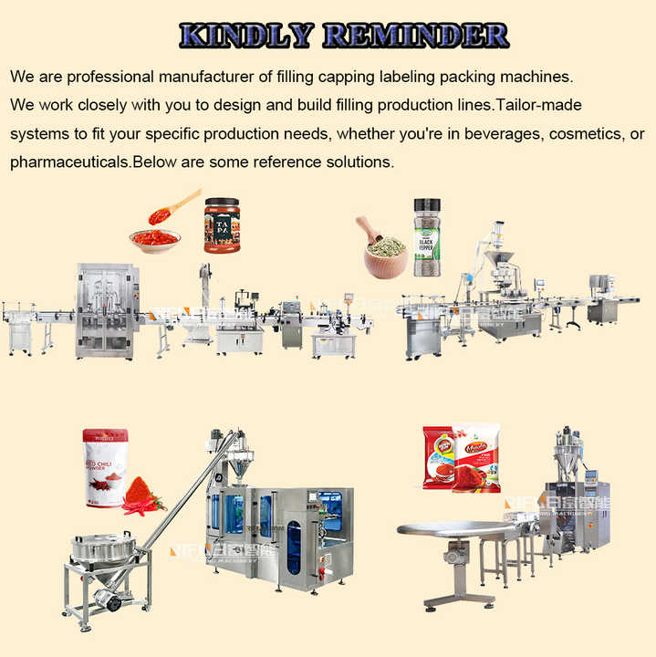 High Efficiency Powder Filling Line for Spices & Flavorings