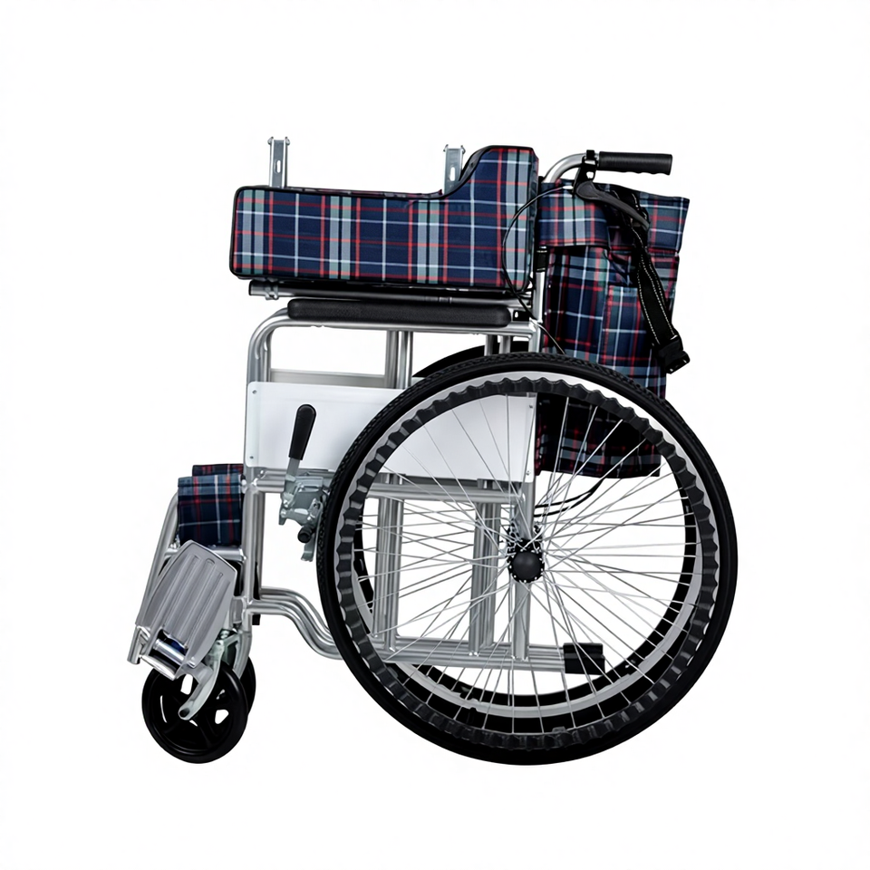 Steel Manual Wheelchair Standard Hospital Activity Wheelchair Light ...