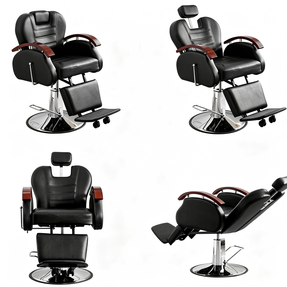 Luxury Modern Heavy Duty Hydraulic Pump Height Adjustable Black Styling ...
