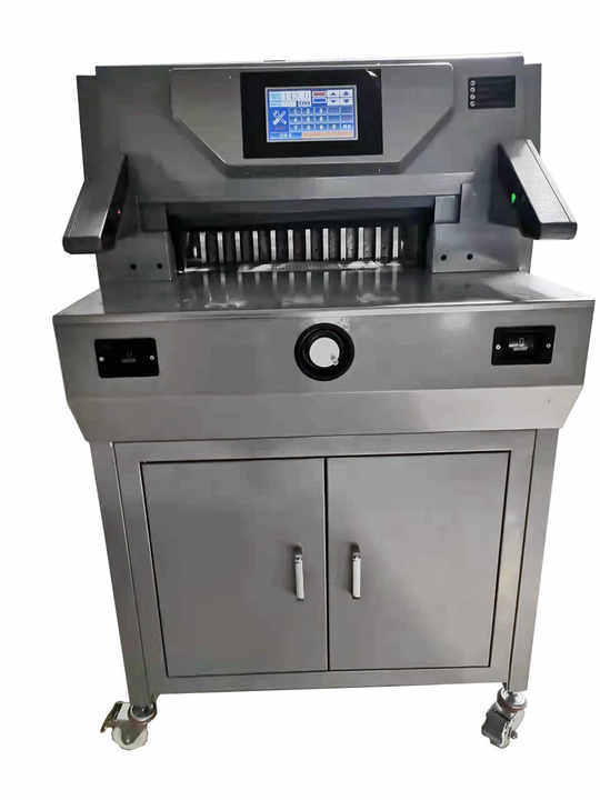500 Heavy Duty Guillotine Paper Cutter Electric 490mm A2 Paper Cutting ...