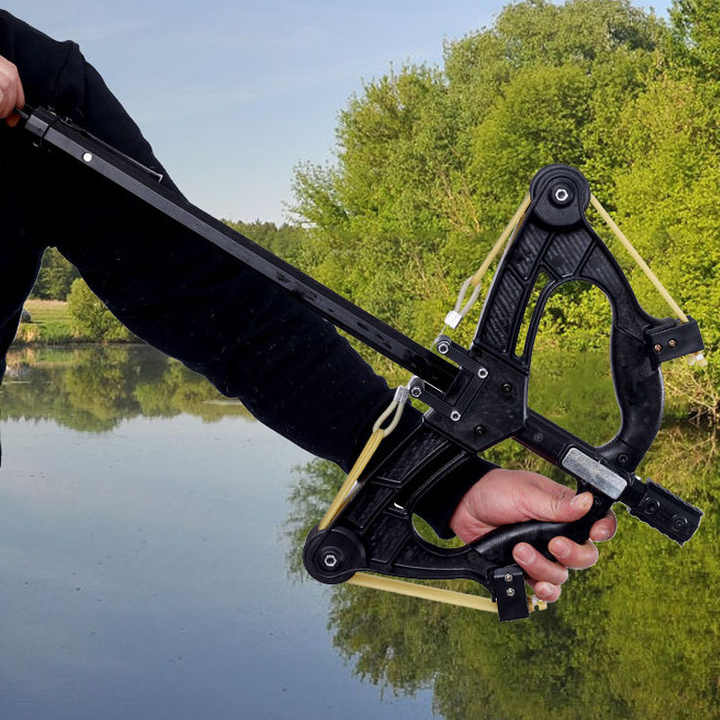 New Type Continuous Composite Bow Steel Ball Slingshot with Green Laser ...