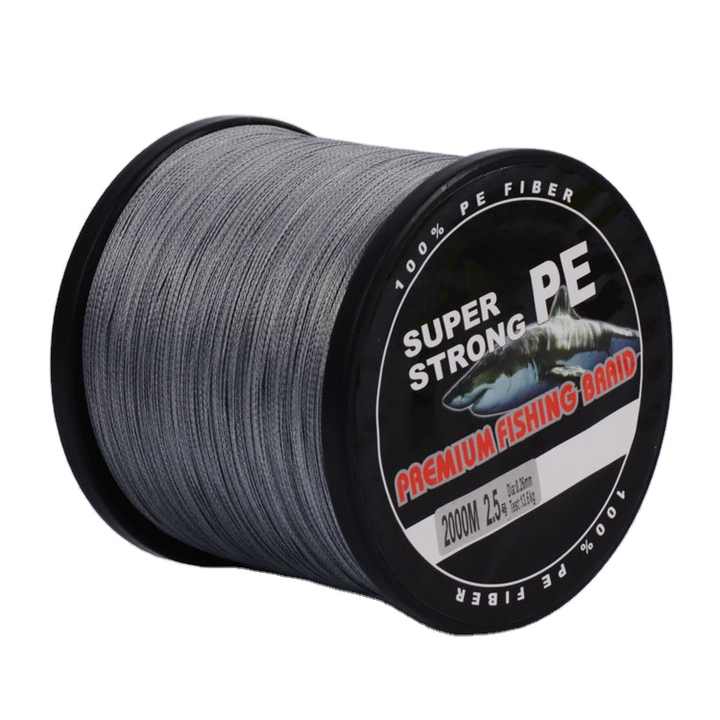 100/300/500/1000/2000/5000M Strong PE Braided Line Fishing 4 8 Strands ...