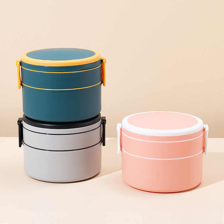 2025 The latest fashion double-layer lunch box for children adult food ...