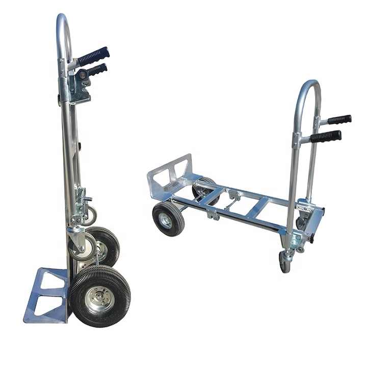 3 in 1 Convert Trolley - Heavy Duty Folding Aluminum Hand Truck