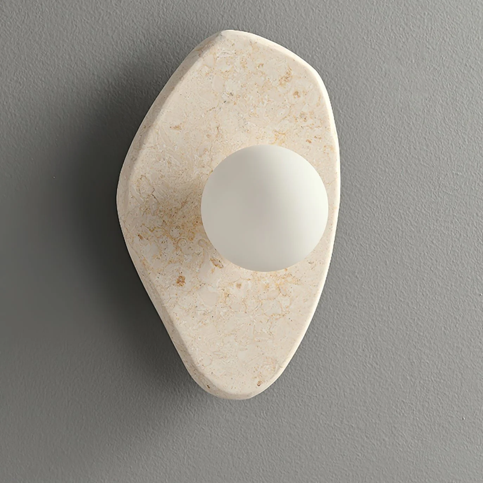 Pebble Rustic Marble Wall Light| Alibaba.com