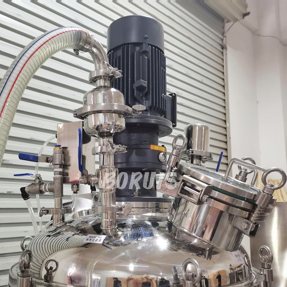 High Shear Vacuum Cosmetics Lotion Homogenizing Emulsifier Equipment Ointment Syrup Ketchup ...