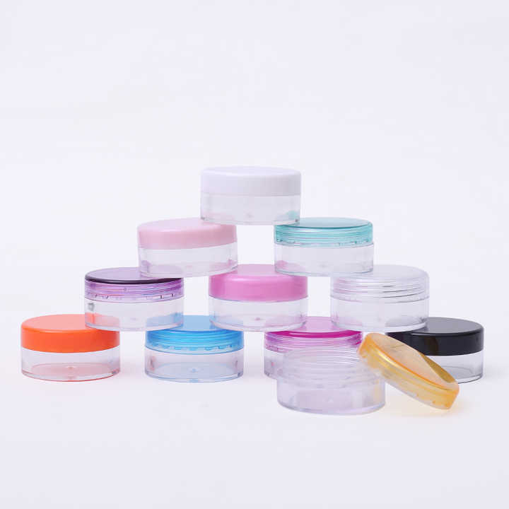 10G/5g Stackable Round Plastic Containers 5/3 Layer Bead Storage Jars ...