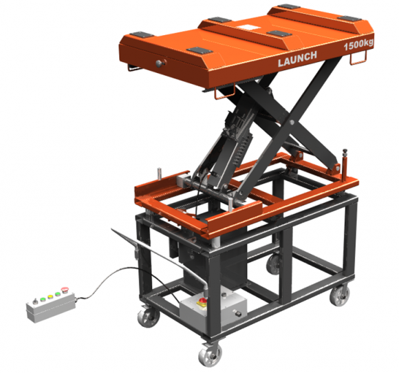 EV Battery Lift Table - LAUNCH TLT615D - Portable & Efficient