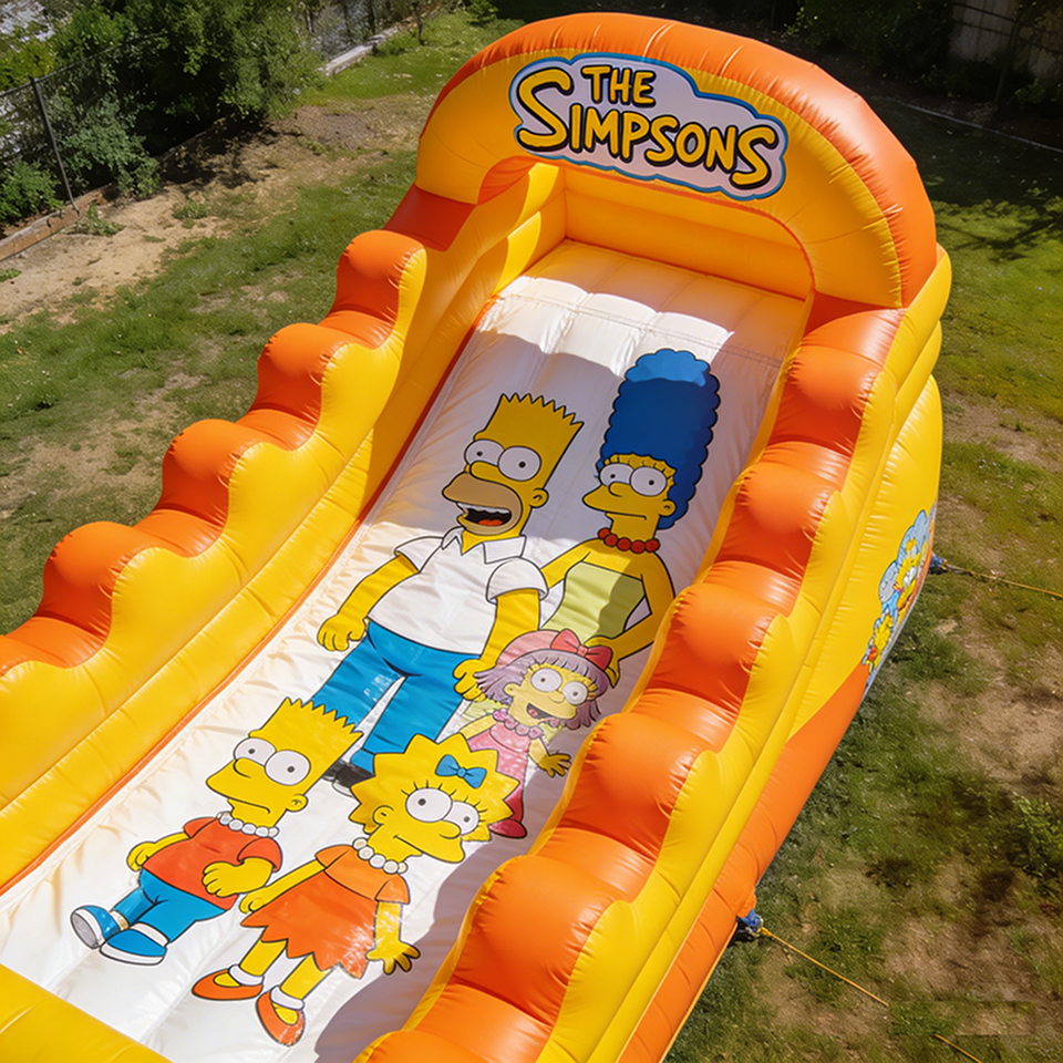 PVC Anime-Themed Inflatable Slide for Kids and Adults Commercial ...