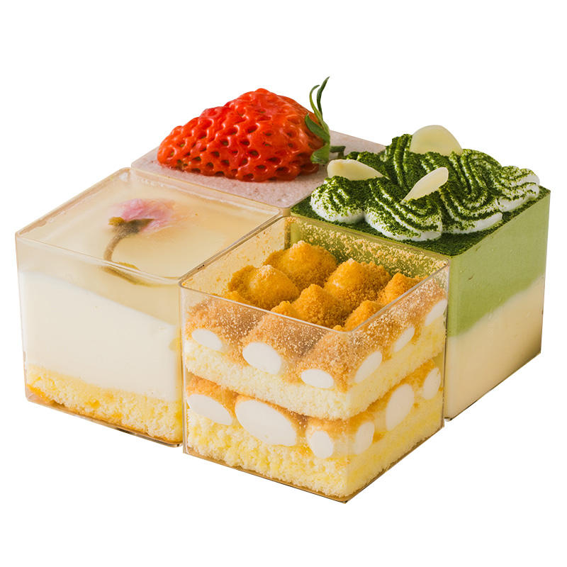 Hot Selling Clear Plastic Tiramisu Container Box with Lids - Versatile ...