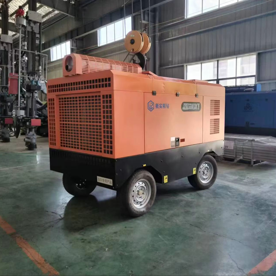 Portable 550cfm 13bar Air Cooled Diesel Screw PLC Lubricated Mini ...