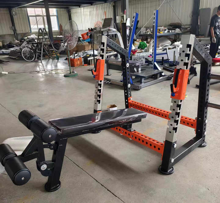 Gym Commercial Fitness Equipment Weight Lifting Bed Chest Exercise Flat ...