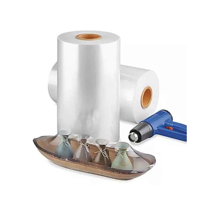 Low Temperature Shrink Film POF Shrink Wrap Roll Plastic Food Package for Medicine/Furniture ...