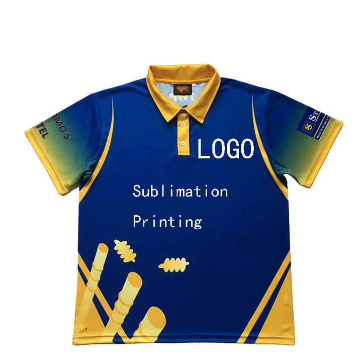 All Over Print Sublimation Polo Collar TShirt Uniform Workwear Unisex ...
