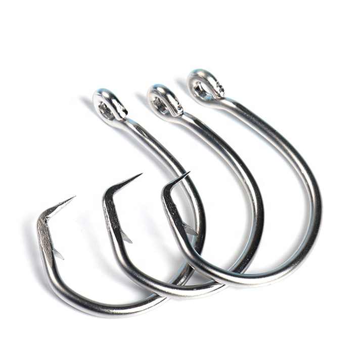 Custom Stainless Steel Big Game Sea Tuna Fishing Hooks 39960 Shark ...