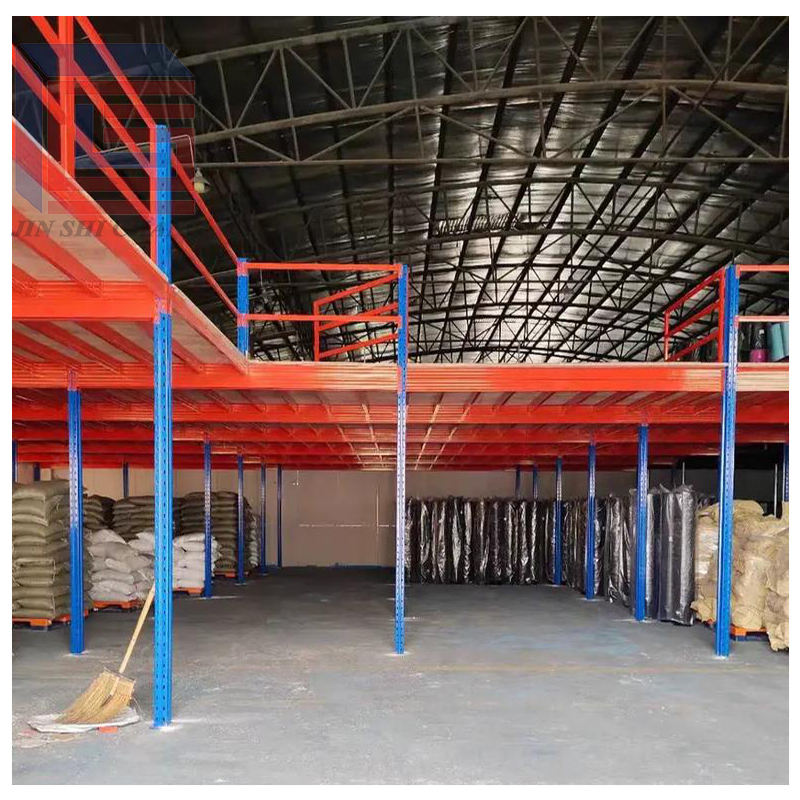 Mezzanine Floor System Double Deck Warehouse Storage Rack Platform ...