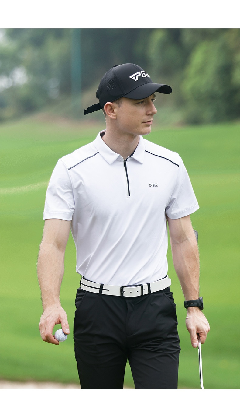 PGM YF574 custom golf quarter zip pullover men tshirts summer clothes ...