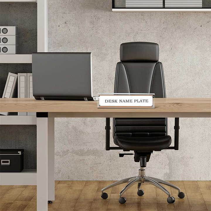 Customized Personalized 2 Thick Transparent Acrylic Blocks Office Desk ...