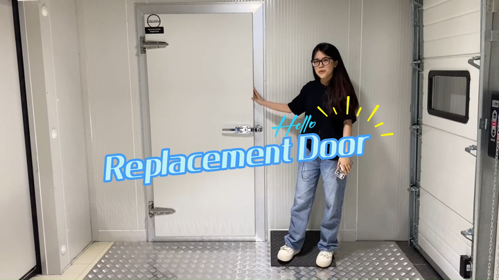 Walk-in Cooler Freezer Replacement Swing Door - Efficient Cold Storage