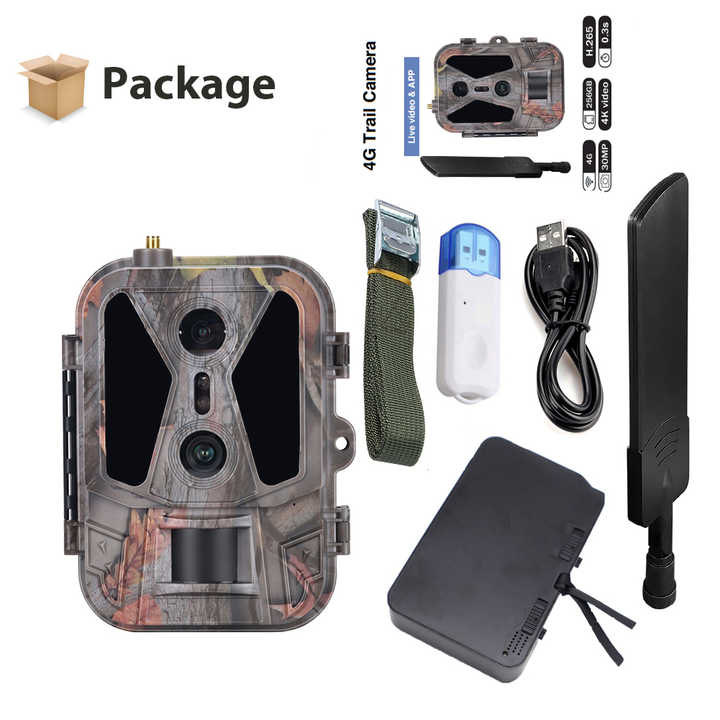 Suntekcam Dual-Lens 4G Hunting Camera - 120MP 4K Control
