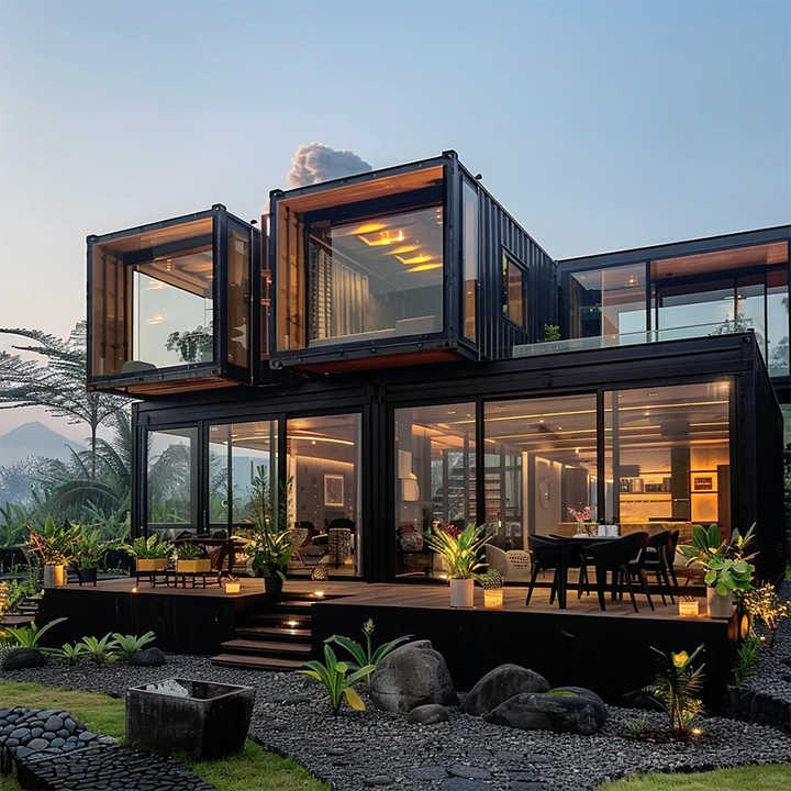 Luxury Easy Assembly Container Villa Large Container Home House for ...