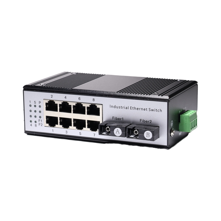 MikroTik Industrial 100Mbps Ethernet POE Switch 8 2 Port SC Fiber ...