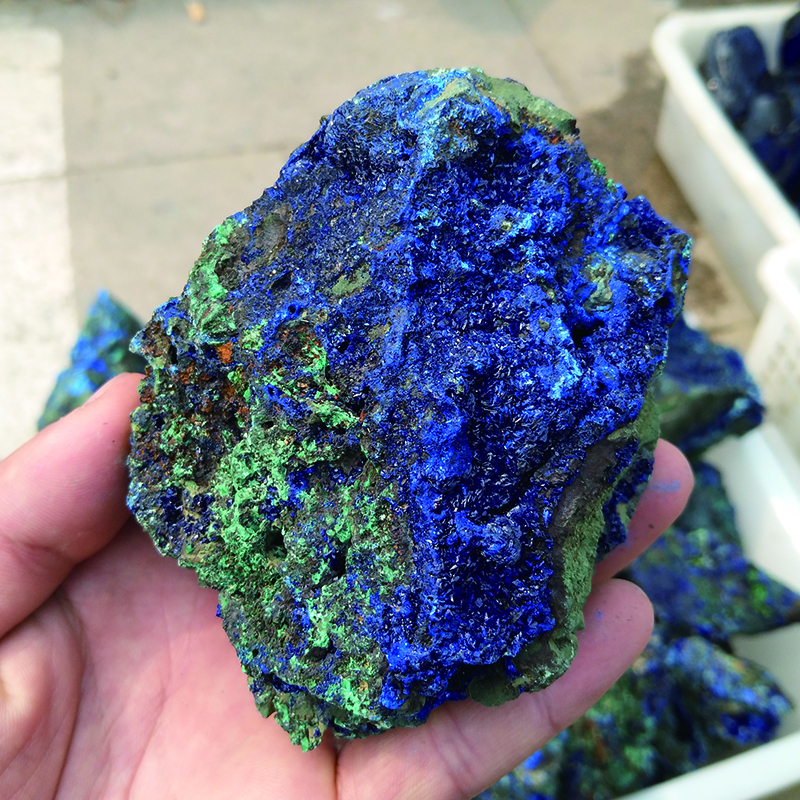 Kids' Crafts Embellishments 56 Cts Natural Blue Azurite Cab Azurite ...