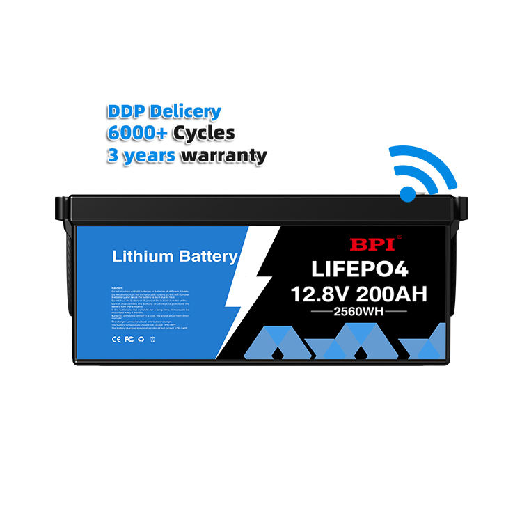 BPI 12.8V 200Ah LiFePO4 Battery Electric Forklift Industrial Sweeper ...