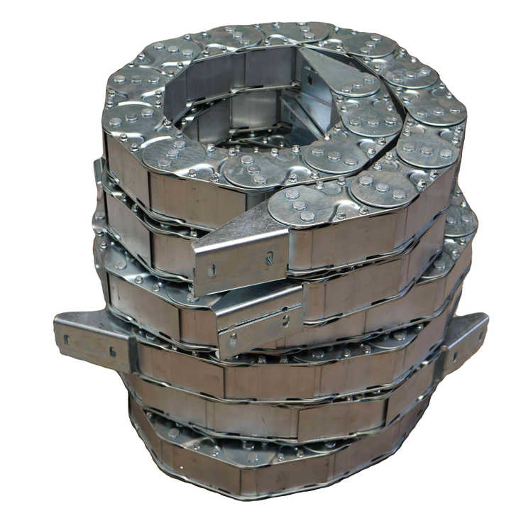 HAIDE New Industrial Flexible Aluminum Cable Chains Cable Drag Chain ...