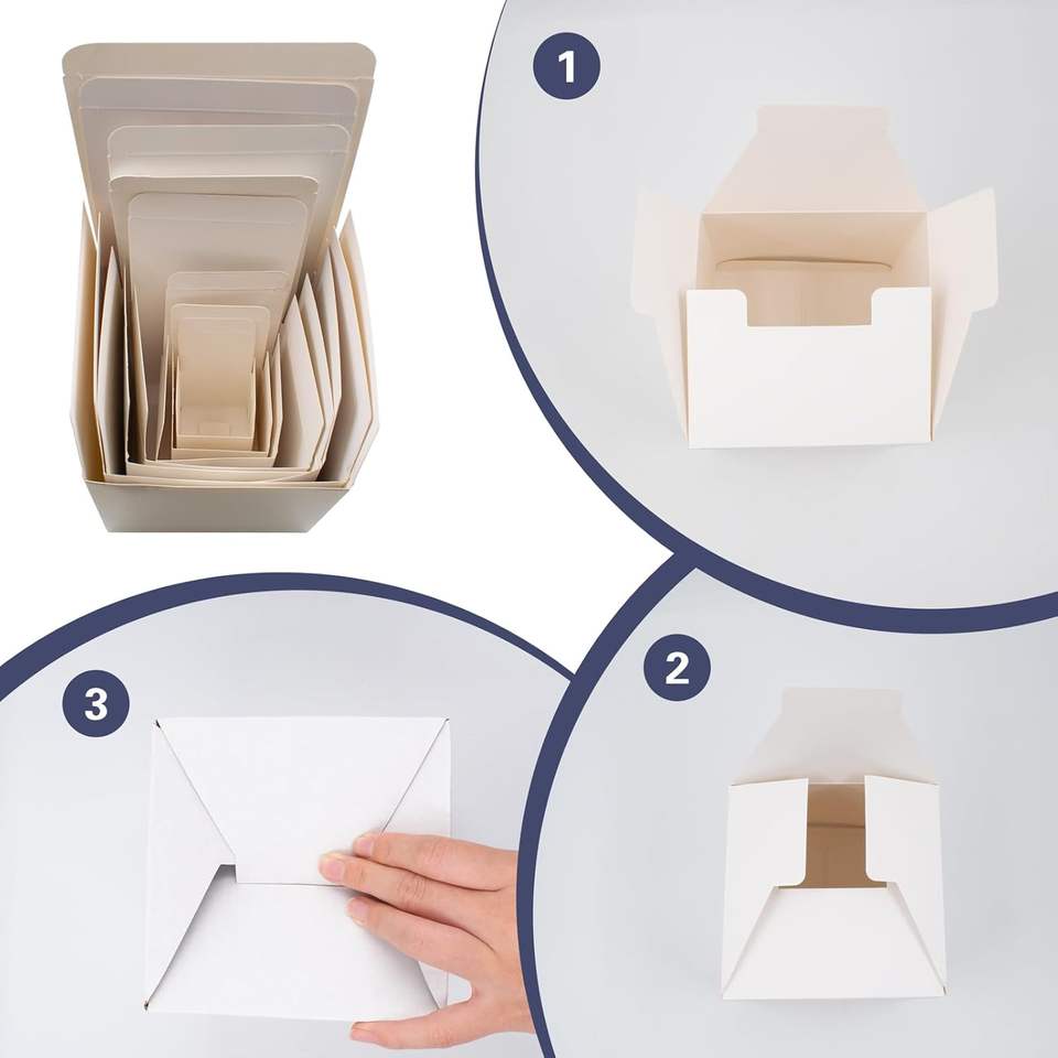 White Cardboard Cosmetic Box Skin Care Cardboard Face Cream Packaging ...