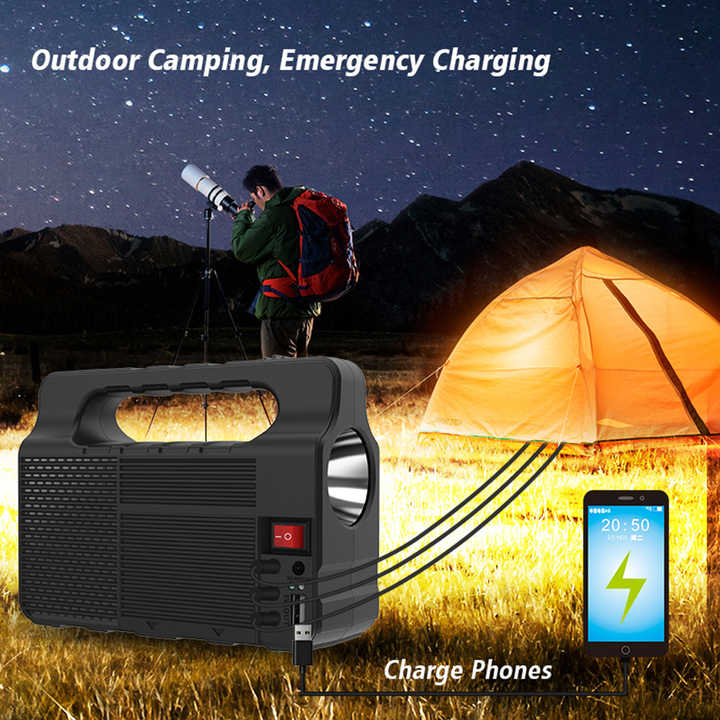 2024 New Multi Function Solar System Light Fast-Charging Solar Panel ...