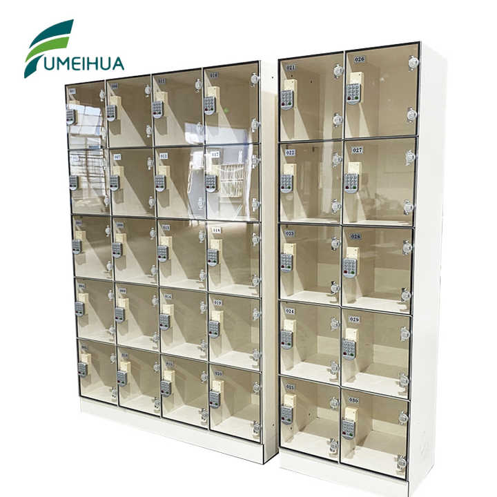 Student HPL Locker with Key Lock Transparent Door and Powder Coating ...