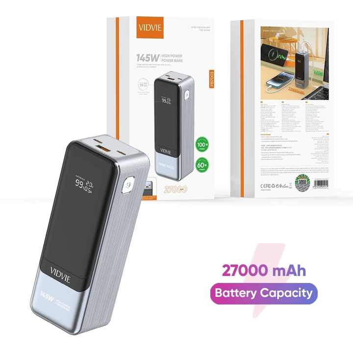 VIDVIE Power Banks - High Capacity & Fast Charging Solutions
