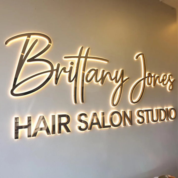 Custom 3D Letters Backlit Sign - Outdoor Store Signage