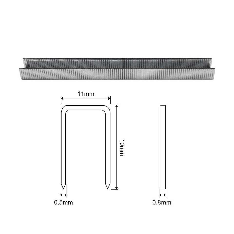 ASCOTT 1013j 20GA Steel U Type Furniture Hardware Decorative Nail 10J ...