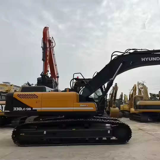 Hyundai 330lc-9S Excavator Used Earth-moving Heavy Digger Good ...
